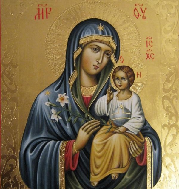 Молитва към Пресвета Богородица пред Нейната икона, наричана „Неувяхващ ...